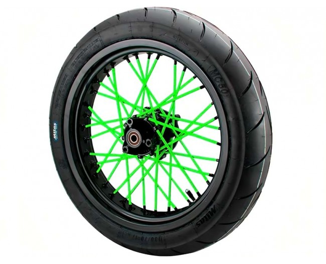 Spoke Covers VOCA Racing Neon Green - Rieju