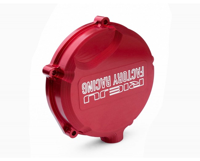 Factory Racing Clutch Cover with Oil Cap Red - Rieju
