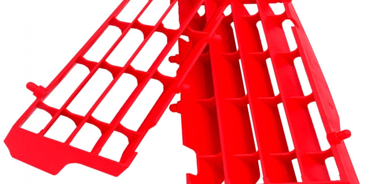 Radiator Louvers Kit Red - Rieju