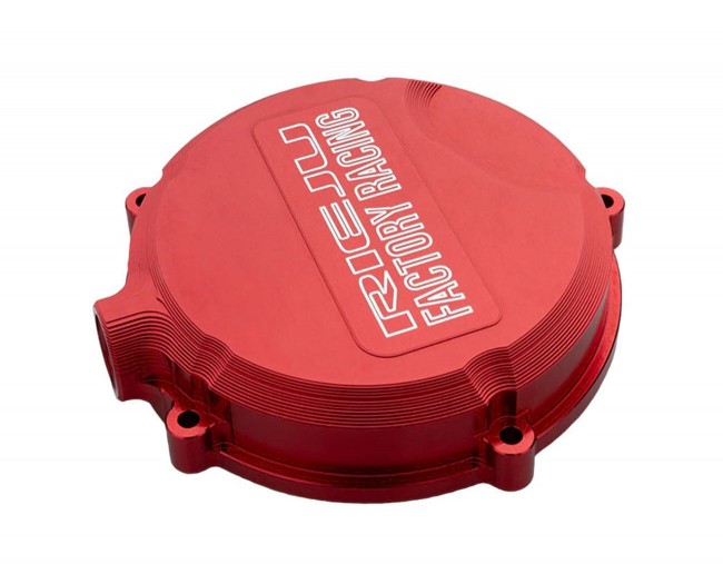 Factory Racing Clutch Cover with Oil Cap Red - Rieju