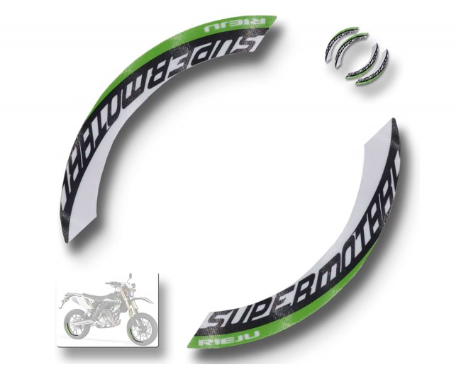 Neon MRT Wheel Decal - Rieju