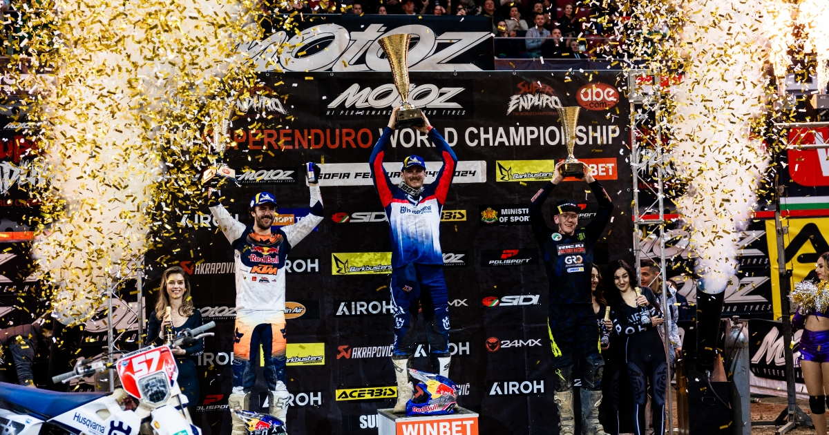FANTÁSTICO PÓDIUM DE WILL HOARE EN EL GP DE BULGARIA DE SUPERENDURO - Rieju
