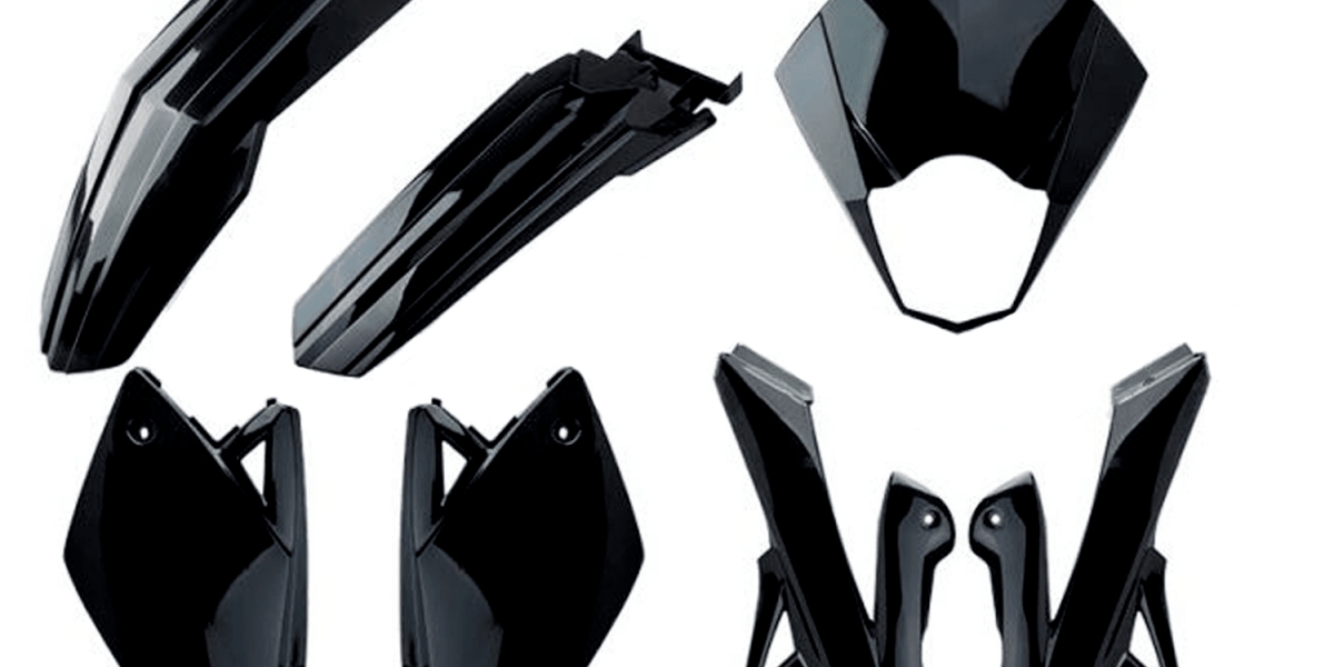 MRT Plastic Kit Black - Rieju